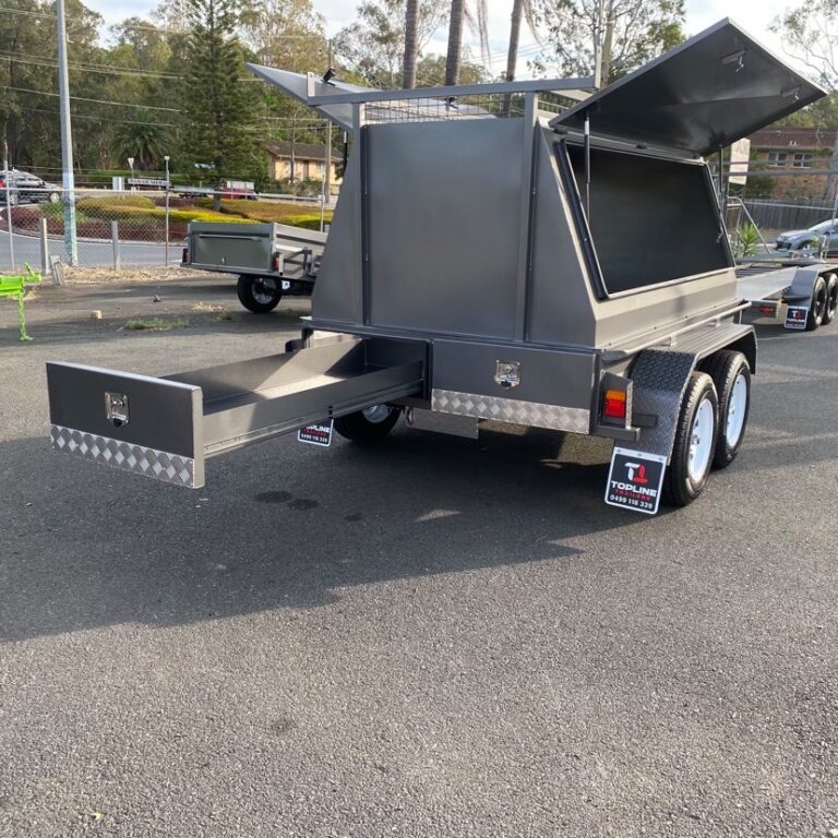 Builders Trailer with Drawers - Topline Trailers | Southeast Queensland