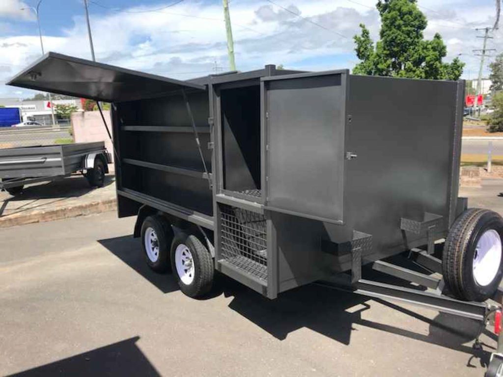 Custom Lawn Mower Trailer - Topline Trailers | Brisbane, Gold Coast Custom Lawn Mower Trailer - Topline Trailers | Brisbane, Gold Coast