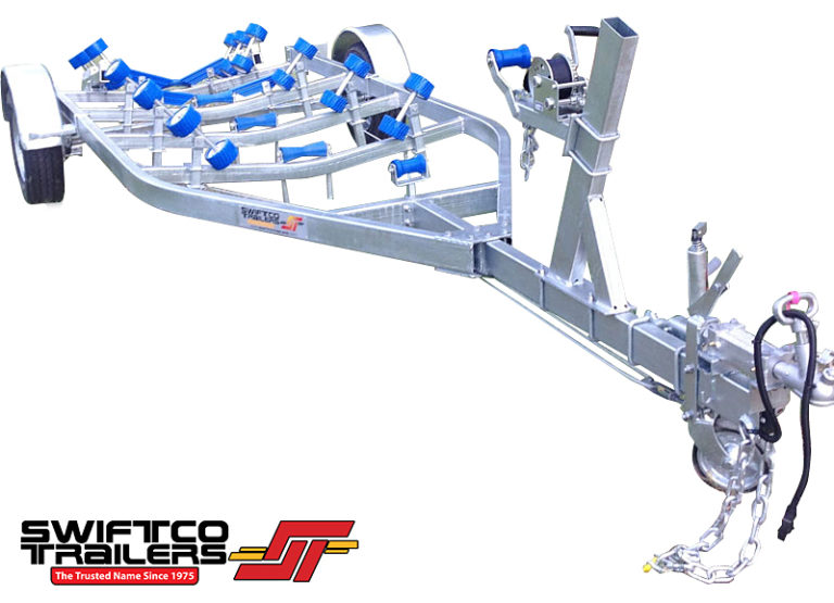 Swiftco 5.5 Metre Boat Trailer - Wobble Rollers | Boat Trailers Brisbane